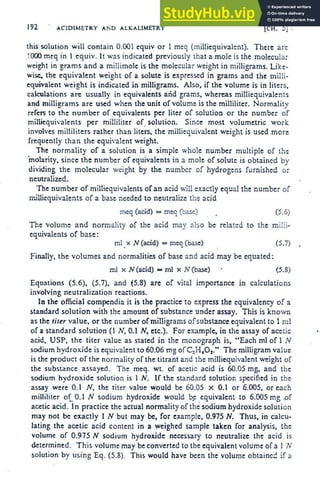 Acidimetry And Alkalimetry | PDF