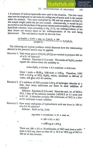 Acidimetry And Alkalimetry | PDF