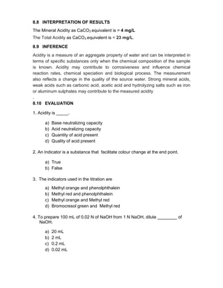 acidity.pdf | Alcoholic Beverages | Food & Drink