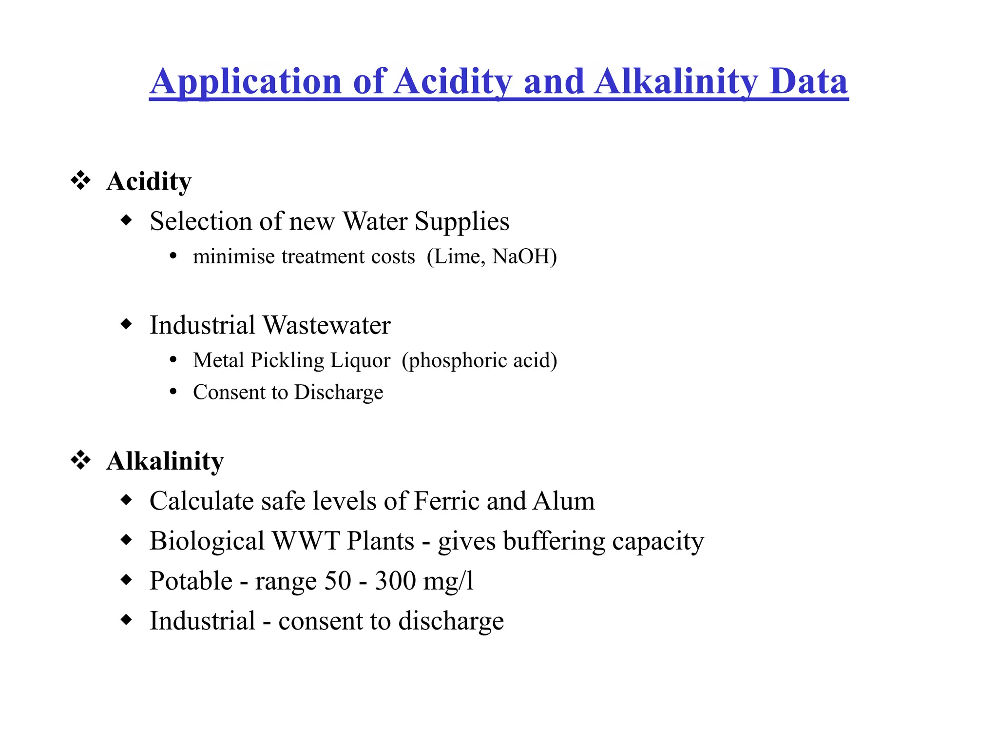 acidity and alkalinity of water | PPT