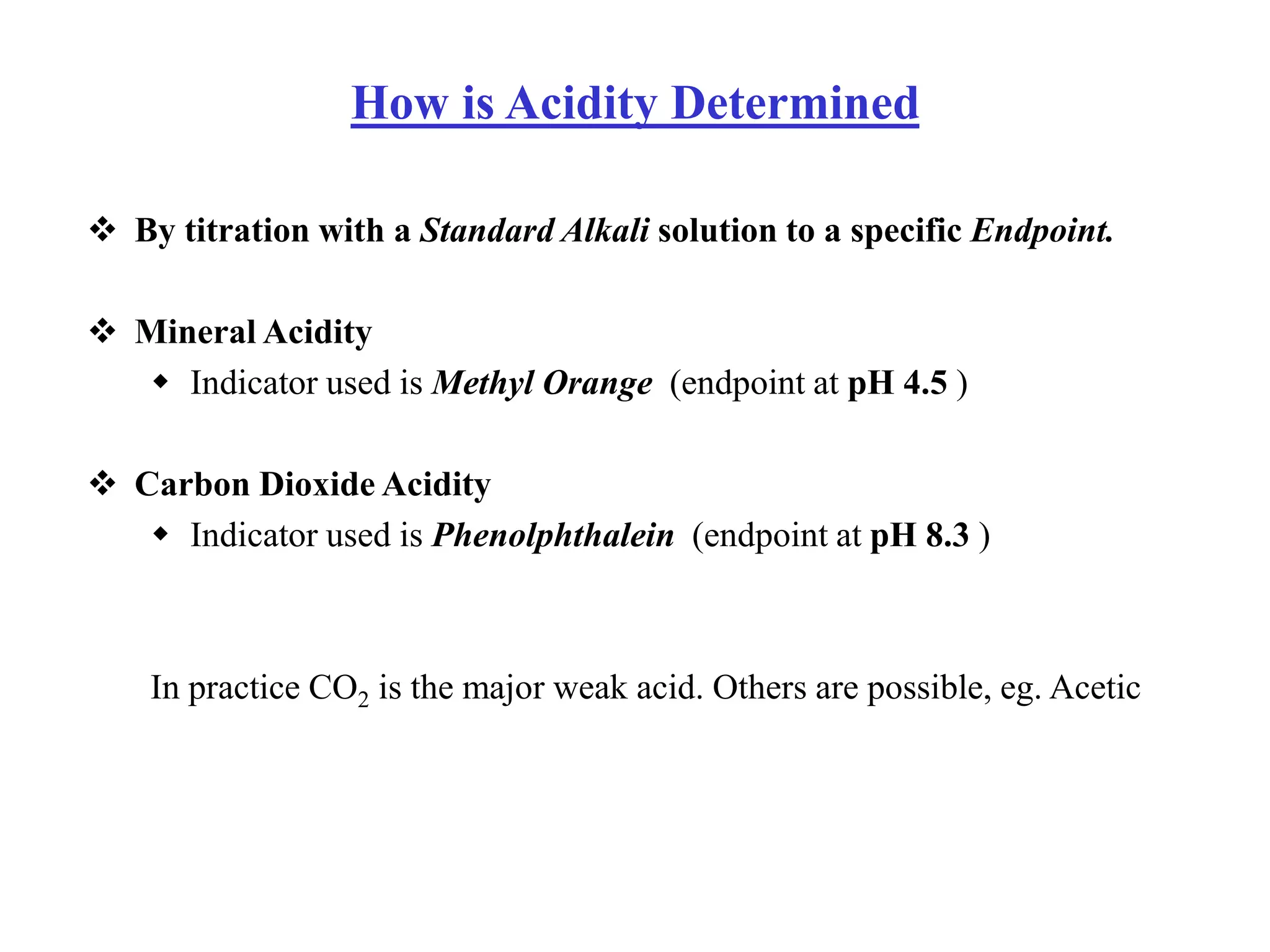 acidity and alkalinity of water | PPT