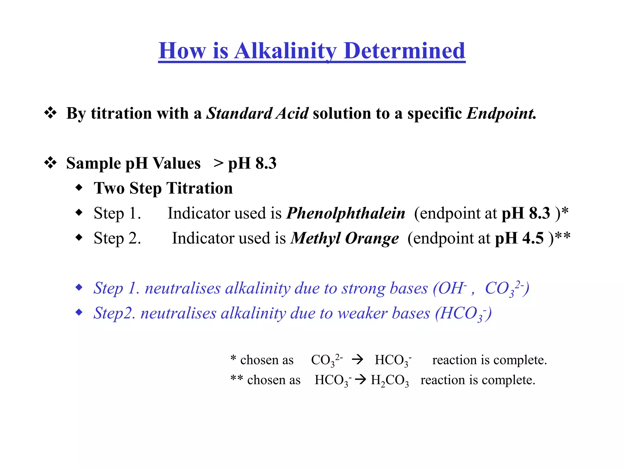 acidity and alkalinity of water | PPT