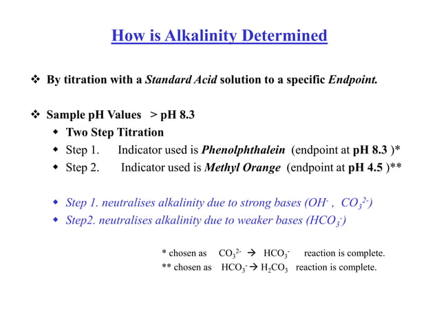 acidity and alkalinity of water | PPT