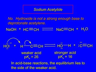acidity of acetylene and terminal alkynes _ Chemstry.ppt