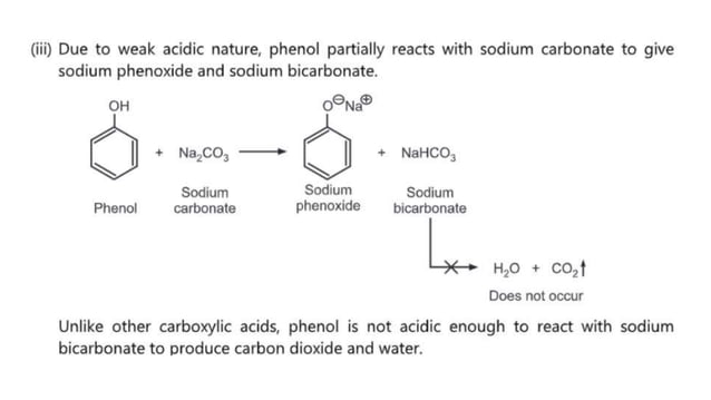 Acidity of phenols | PPTX | Chemistry | Science