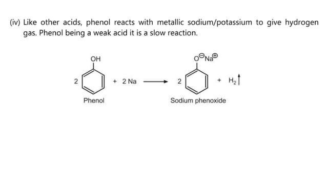 Acidity of phenols | PPTX | Chemistry | Science