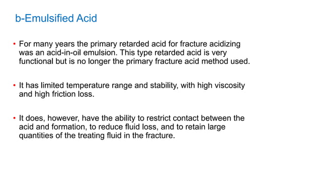 Acidizing | PPTX | Chemistry | Science