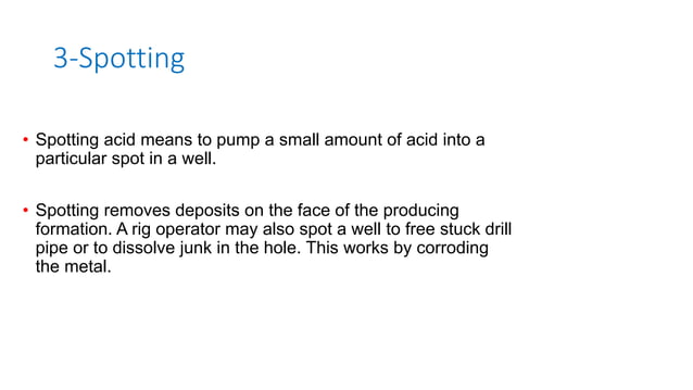 Acidizing | PPTX | Chemistry | Science