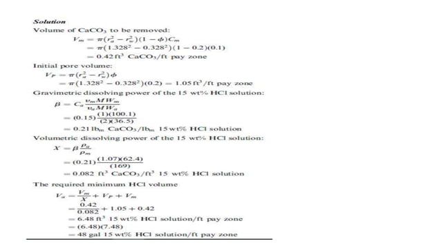 Acidizing | PPTX | Chemistry | Science