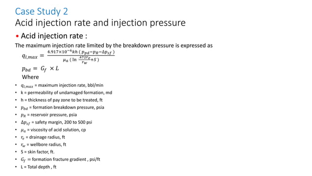 Acidizing | PPTX | Chemistry | Science