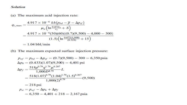 Acidizing | PPTX | Chemistry | Science