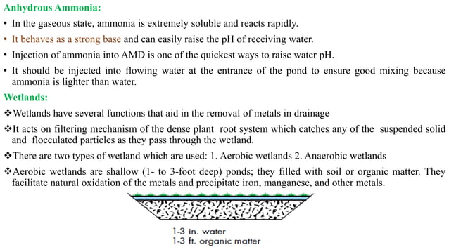 Acid mine drainage | PPTX