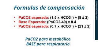Acido base interpretacion medidas de compensacion | PPTX