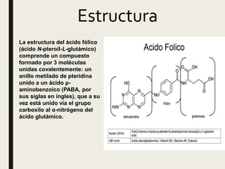 ÁCIDO FÓLICO (Vitamina B9) | PPTX