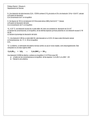 Acidos bases y debiles | DOC