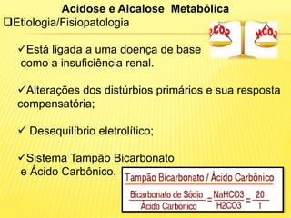 Acidose e alcalose metabolica slide share | PDF