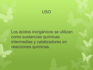 Acidos inorganicos (informatica) | PPTX