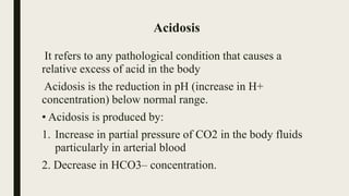Acidosis | PPTX