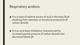 Acidosis | PPTX