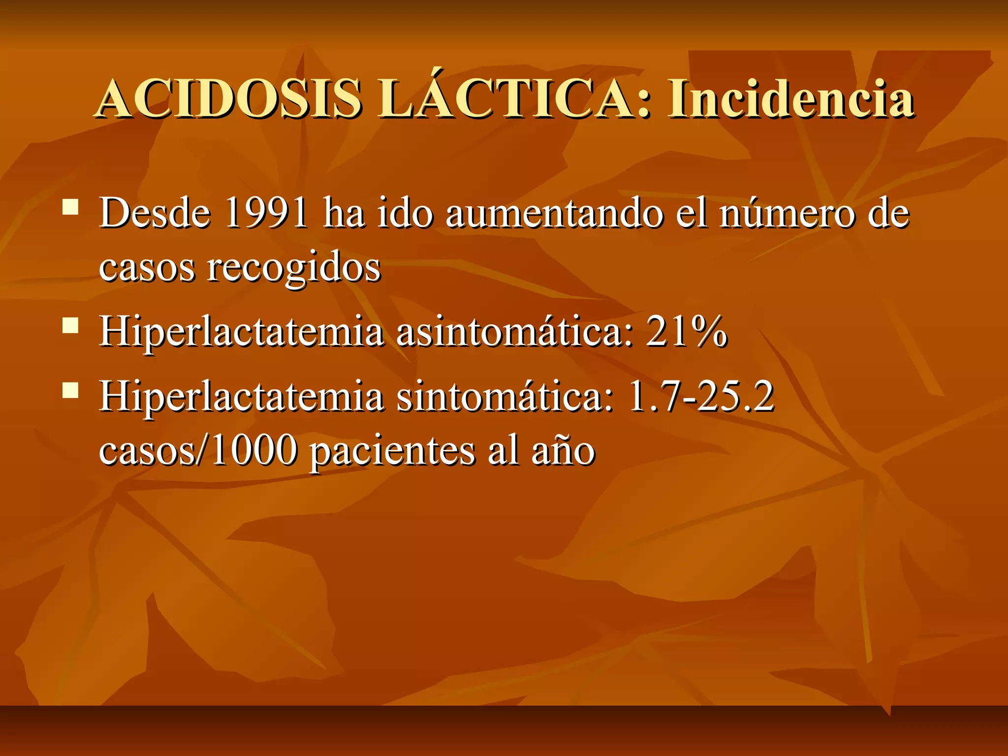 Acidosis lactica | PPT