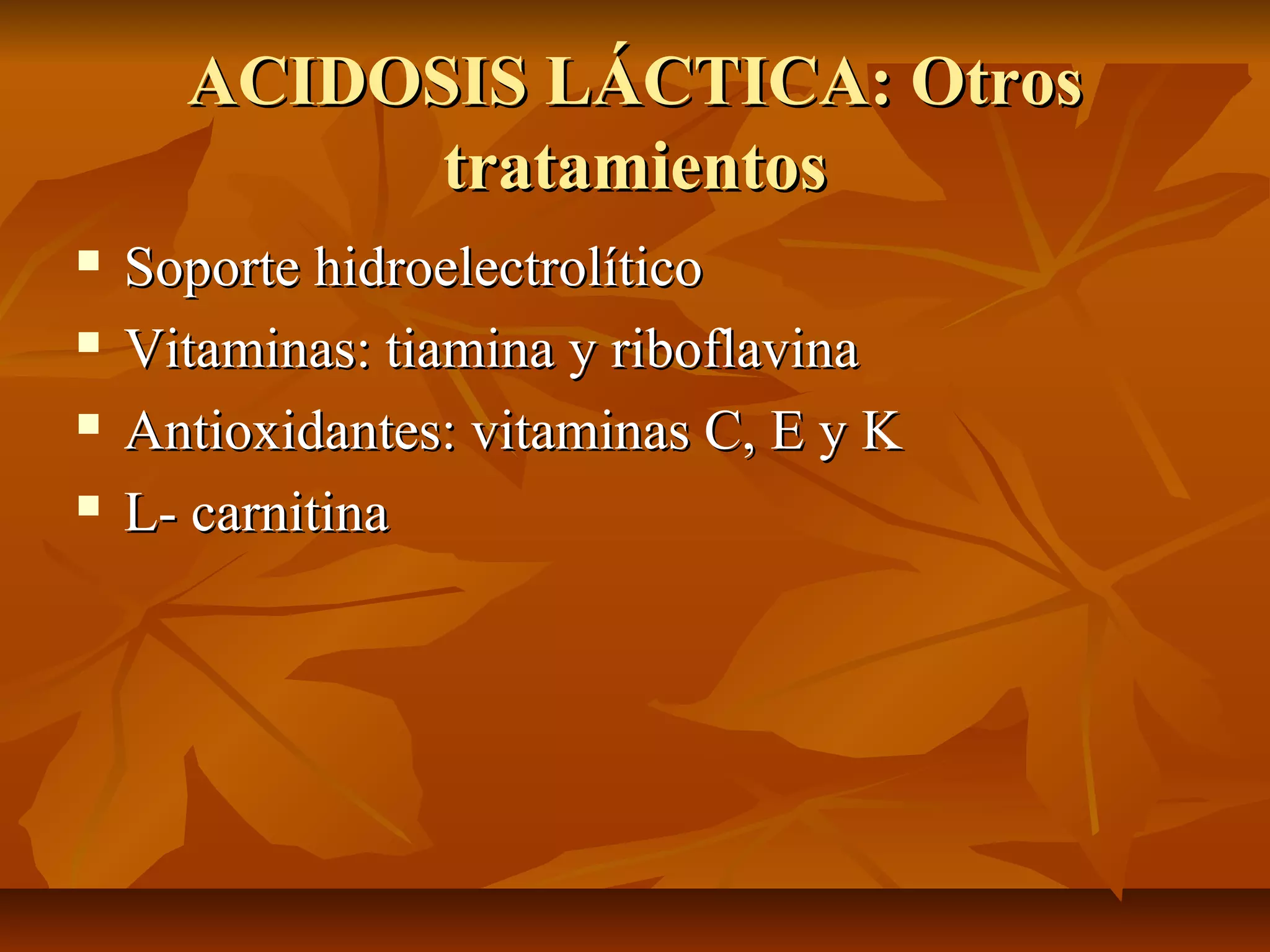 Acidosis lactica | PPT