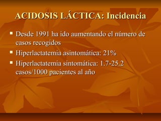 Acidosis lactica | PPT