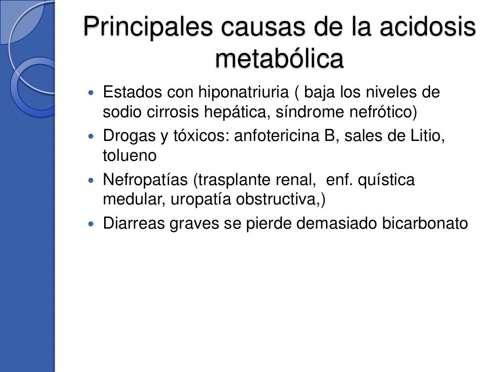 Acidosis Metabolica