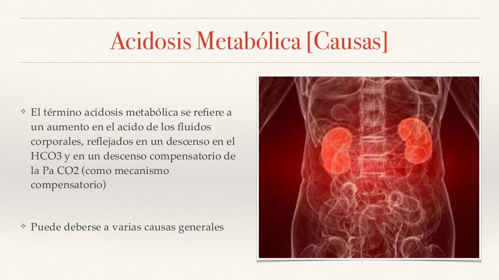 Acidosis metabolica