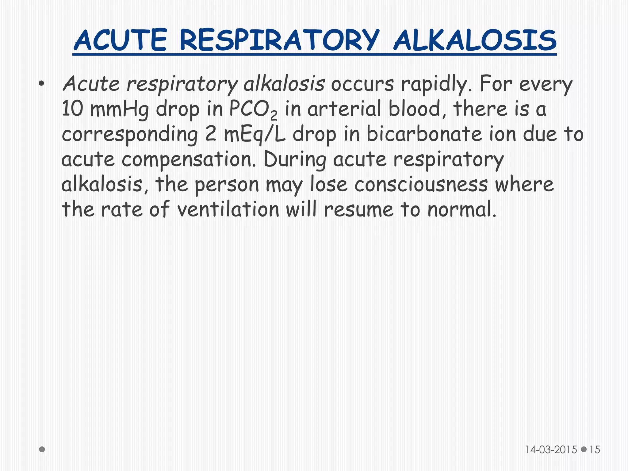 Acidosis and alkalosis | PPTX