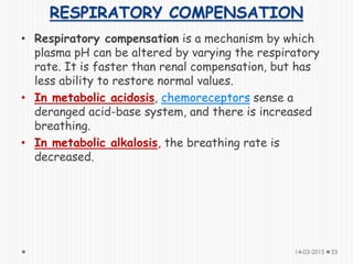 Acidosis and alkalosis | PPTX