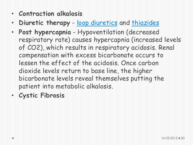 Acidosis and alkalosis