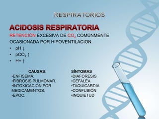 Acidosis y alcalosis metabólica y respiratoria.ppt