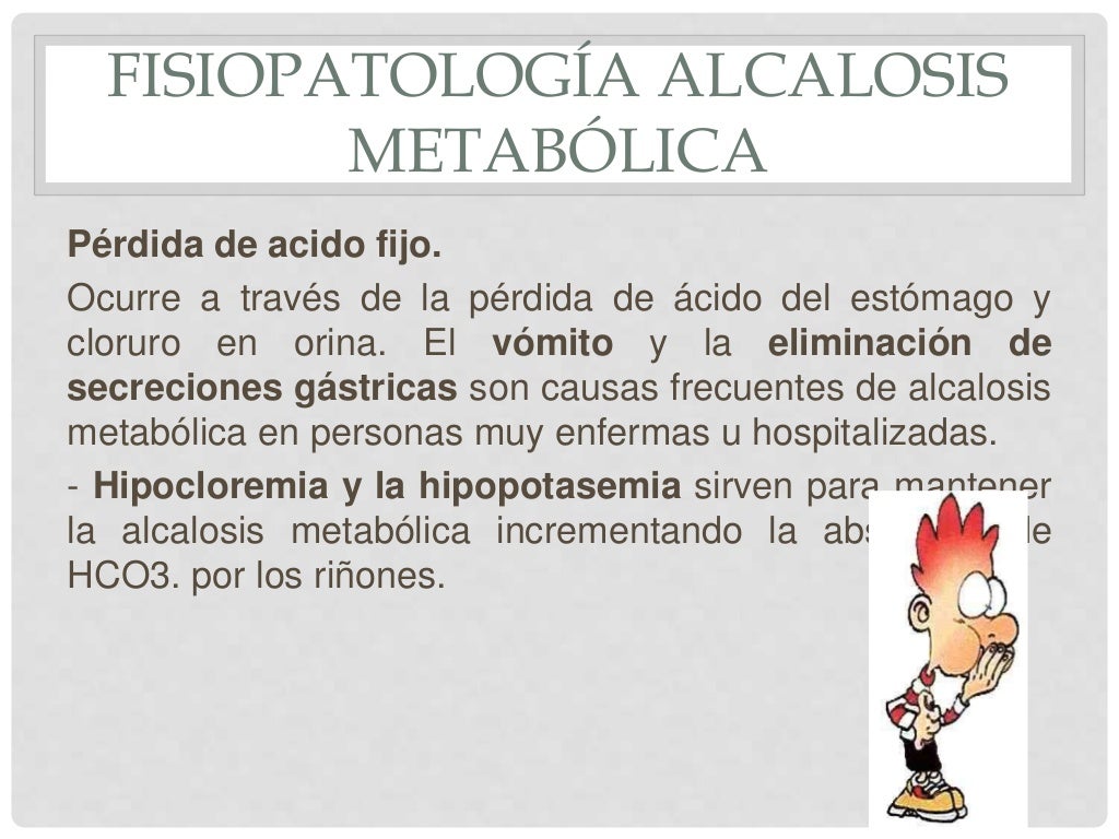 Acidosis y alcalosis metabolica