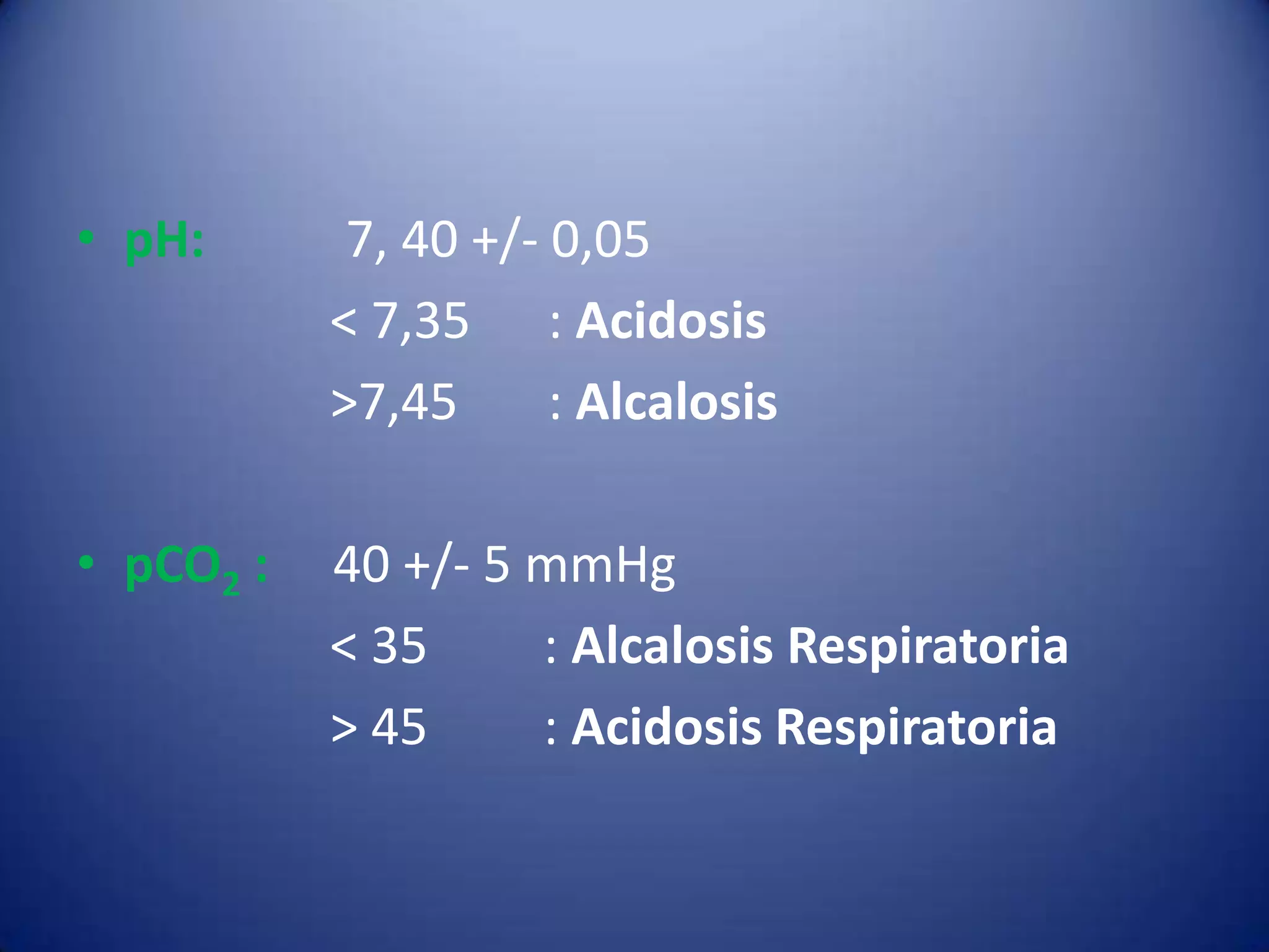 Acidosis y alcalosis respiratoria | PPT
