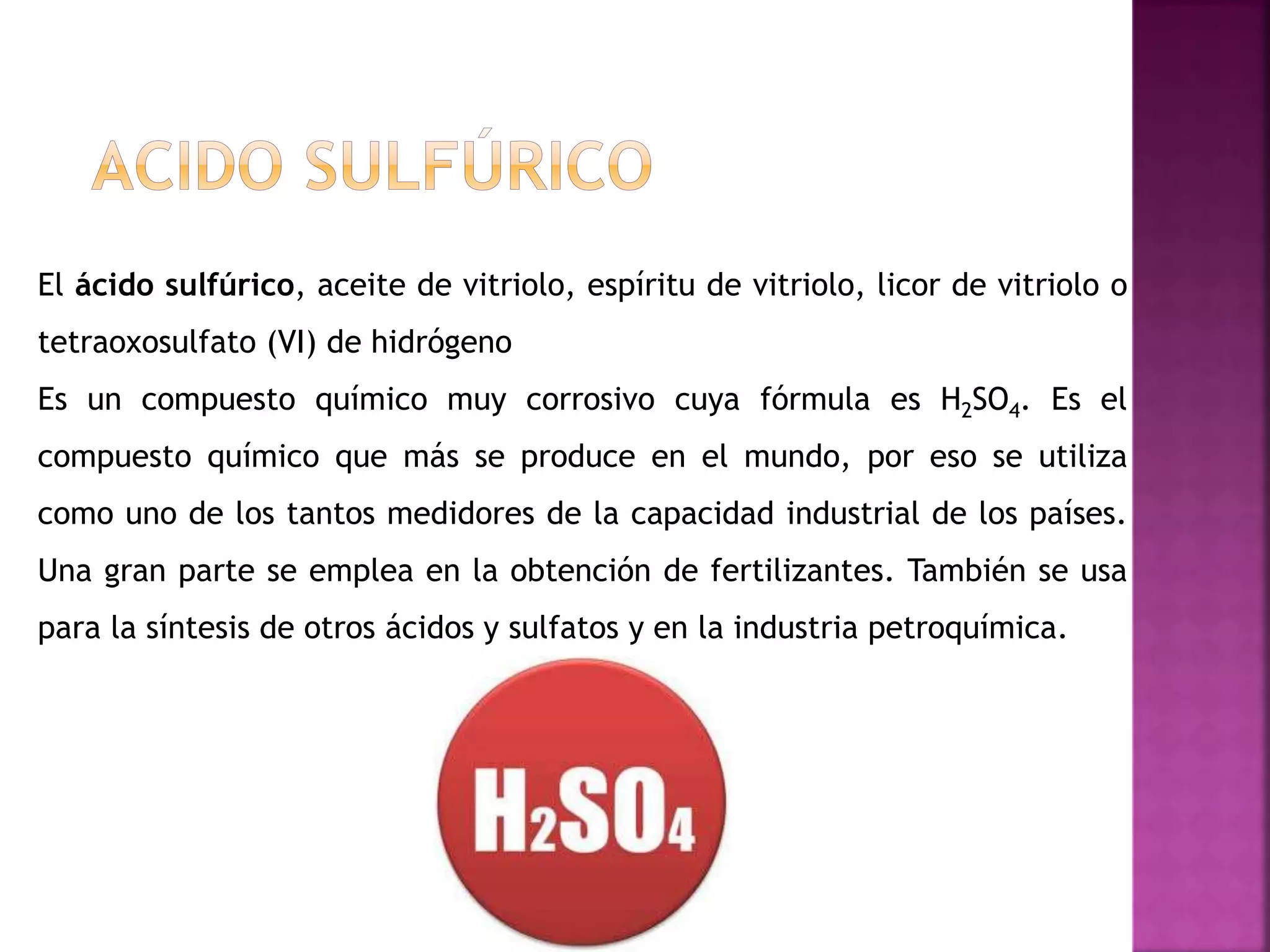 Acidos quimica industrial | PPTX