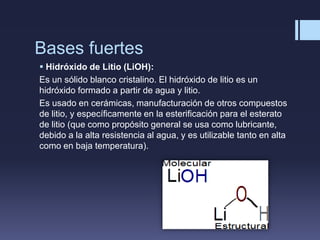 Acidos y bases | PPTX