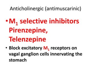 Acid peptic disease ppt pharmacology Git Disorders | PPTX