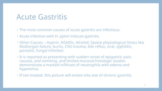 ACID PEPTIC DISORDERS -Gastritis, GERD and Ulcers | PPT