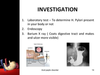 ACID PEPTIC DISORDER and its management according to ayurveda | PPT