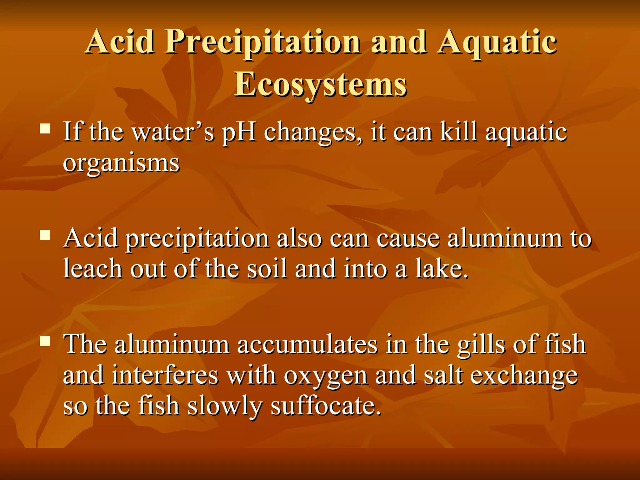 Acid precipitation | PPT