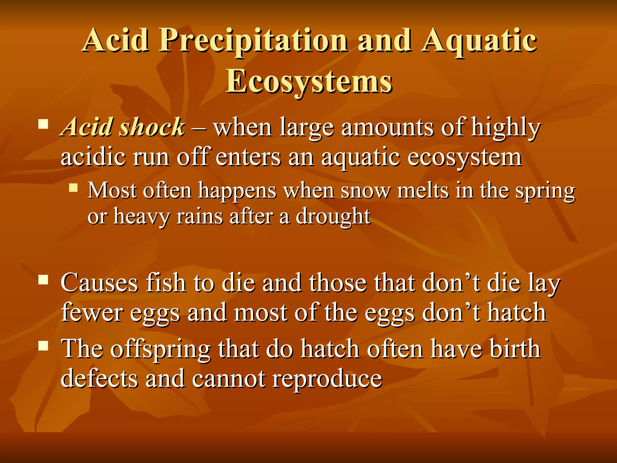 Acid precipitation | PPT