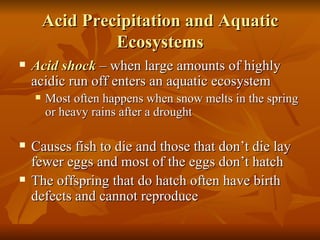 Acid precipitation | PPT