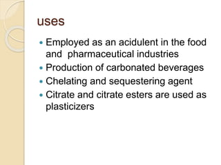 Acid production | PPTX