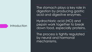 Acid Production in the Stomach HAP-II, UNIT- II | PPTX