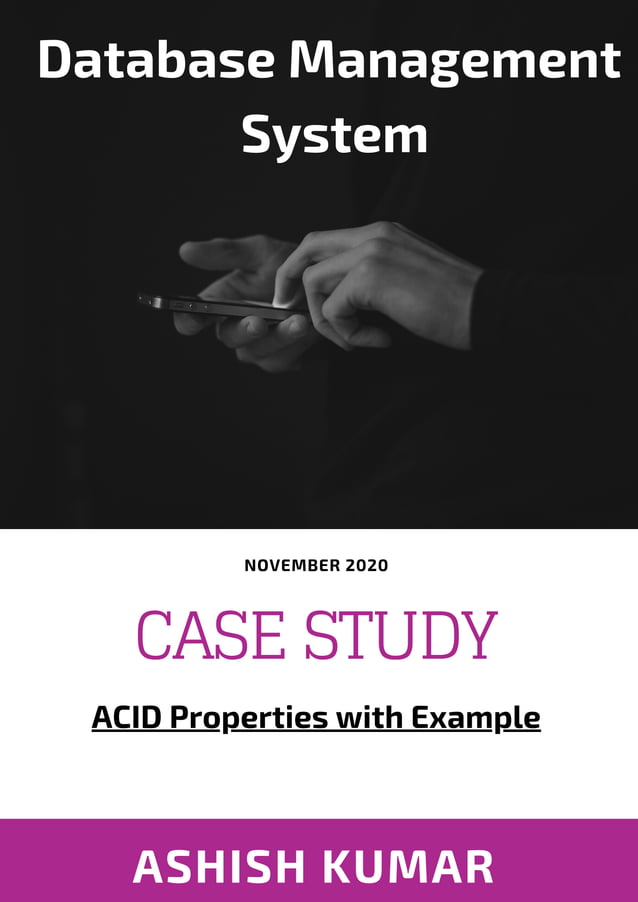 Acid Properties In Database Management System