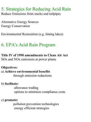 Acid rain | PPT