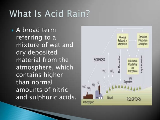 Acid Rain And Its Effects On Forestry | PPTX