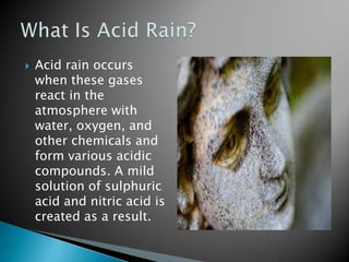 Acid Rain And Its Effects On Forestry | PPTX