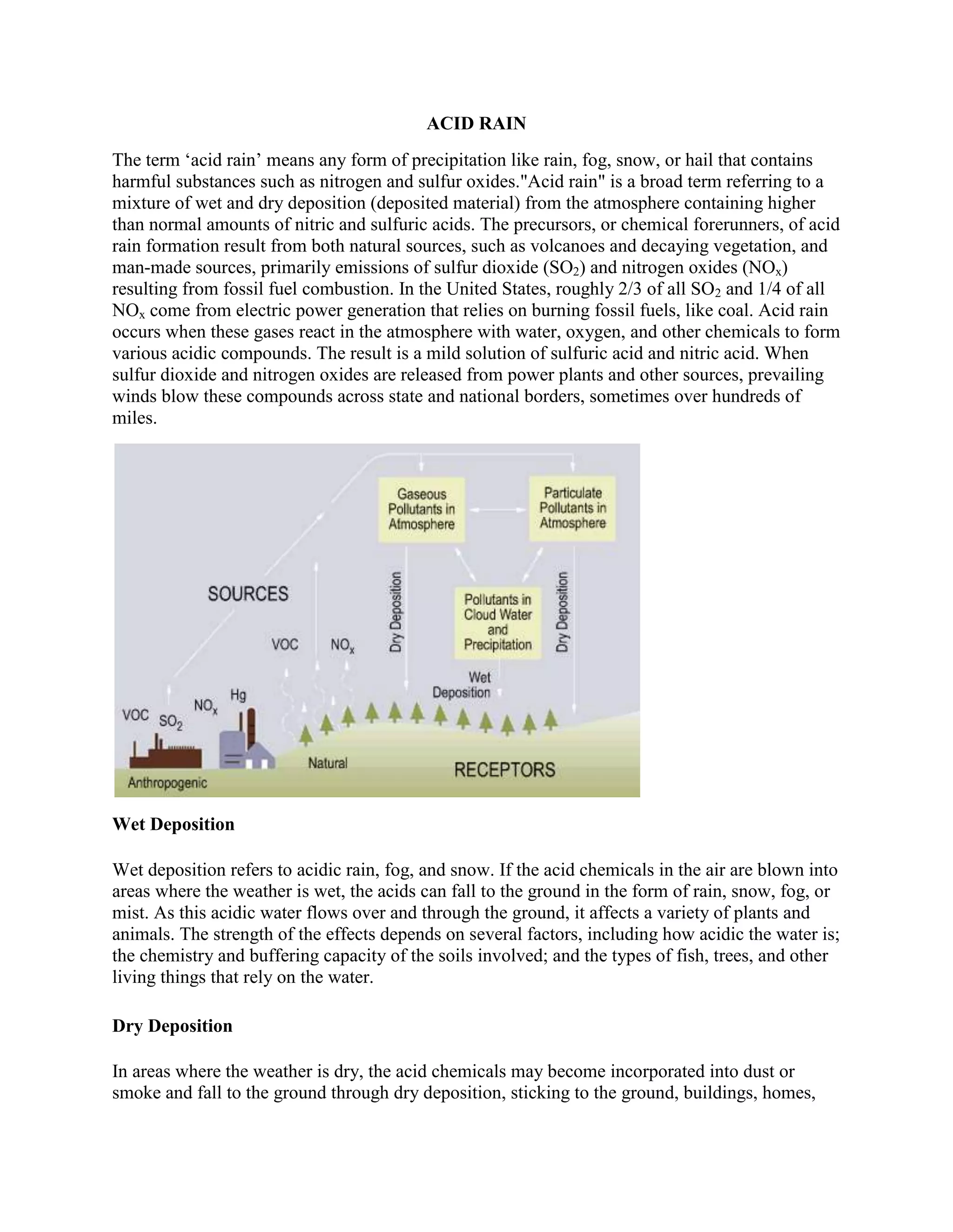 Acid rain | DOCX
