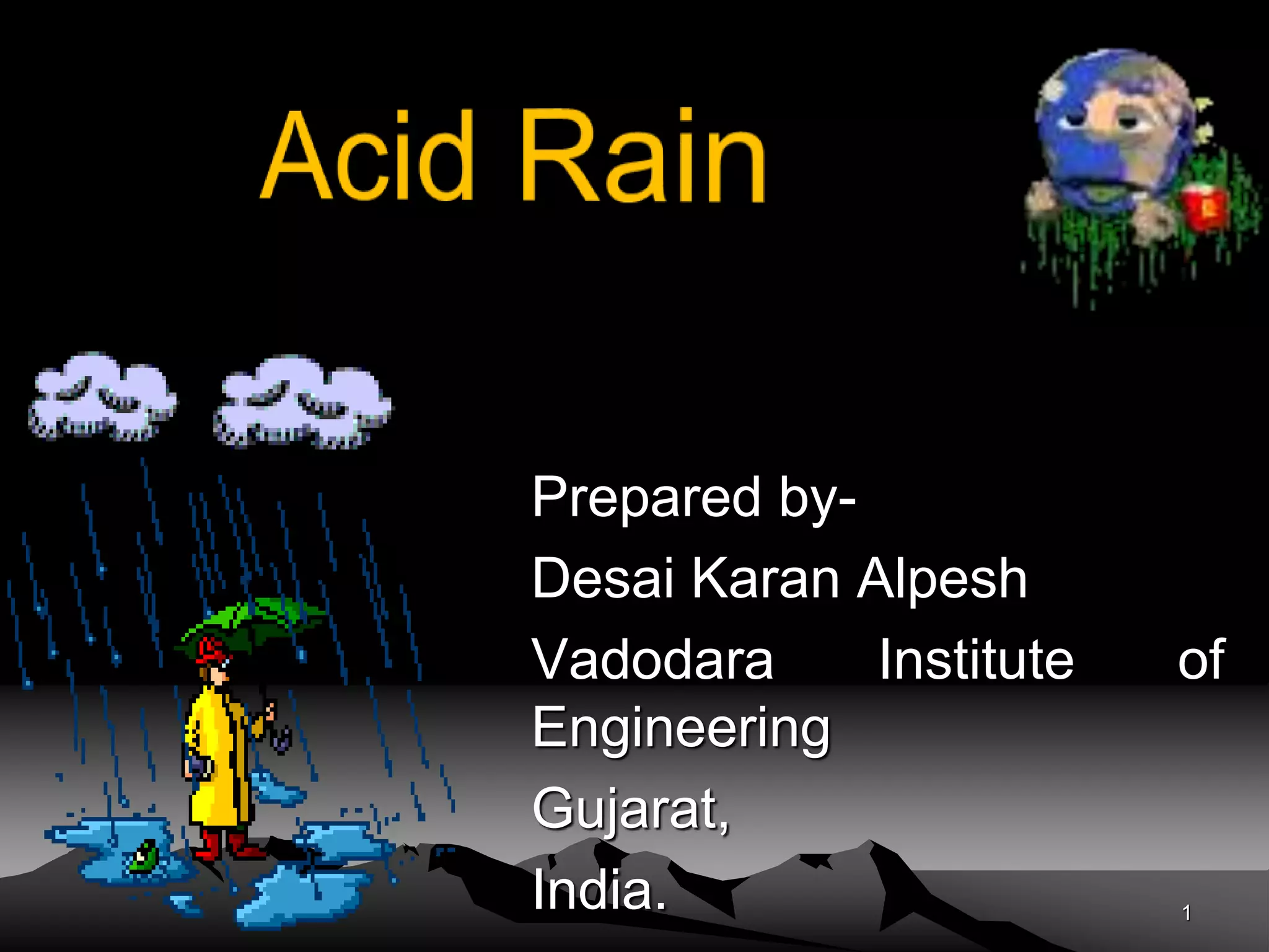 Acidity of Clouds: Acid Rain!! | PPTX